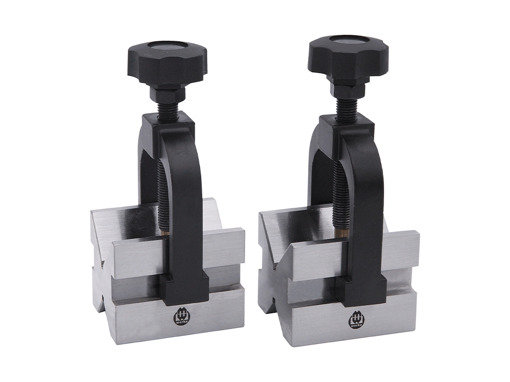 Clamped V-block Set - Carbon Steel